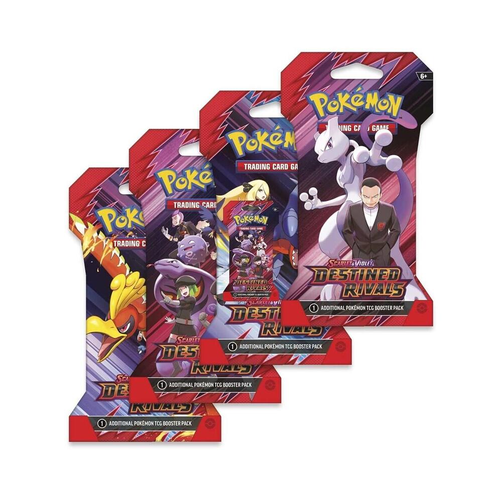 Pokemon Destined Rivals Sleeved Booster Pack (1 Pack - Random Artwork ...
