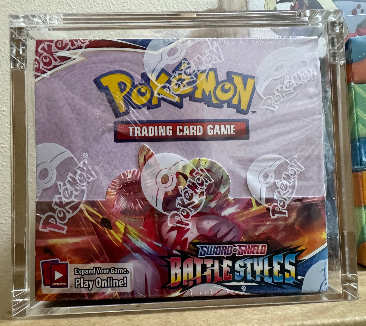 Pokemon Battle Styles Booster Box w/ Ultra Pro Magnetic Acrylic Case ...