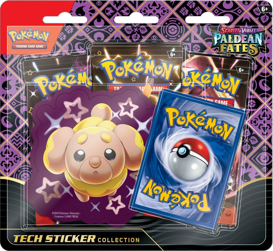 Pokemon Paldean Fates Fidough Tech Sticker Collection – 763 Collectibles