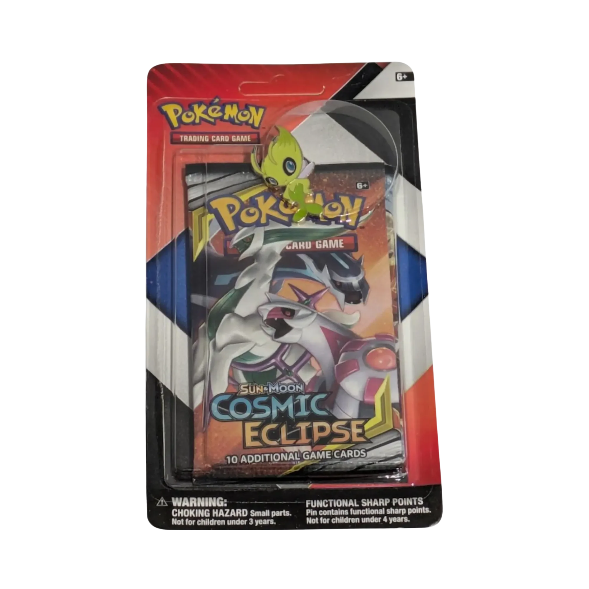 Pokemon Cosmic Eclipse/Chilling Reign 2 Pack Blister w/ Celebi Pin (Ra ...