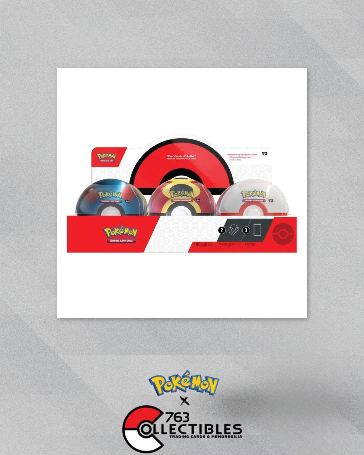 Pokemon Poke Ball Tin Display - Q4 2025 *Limit 1* – 763 Collectibles